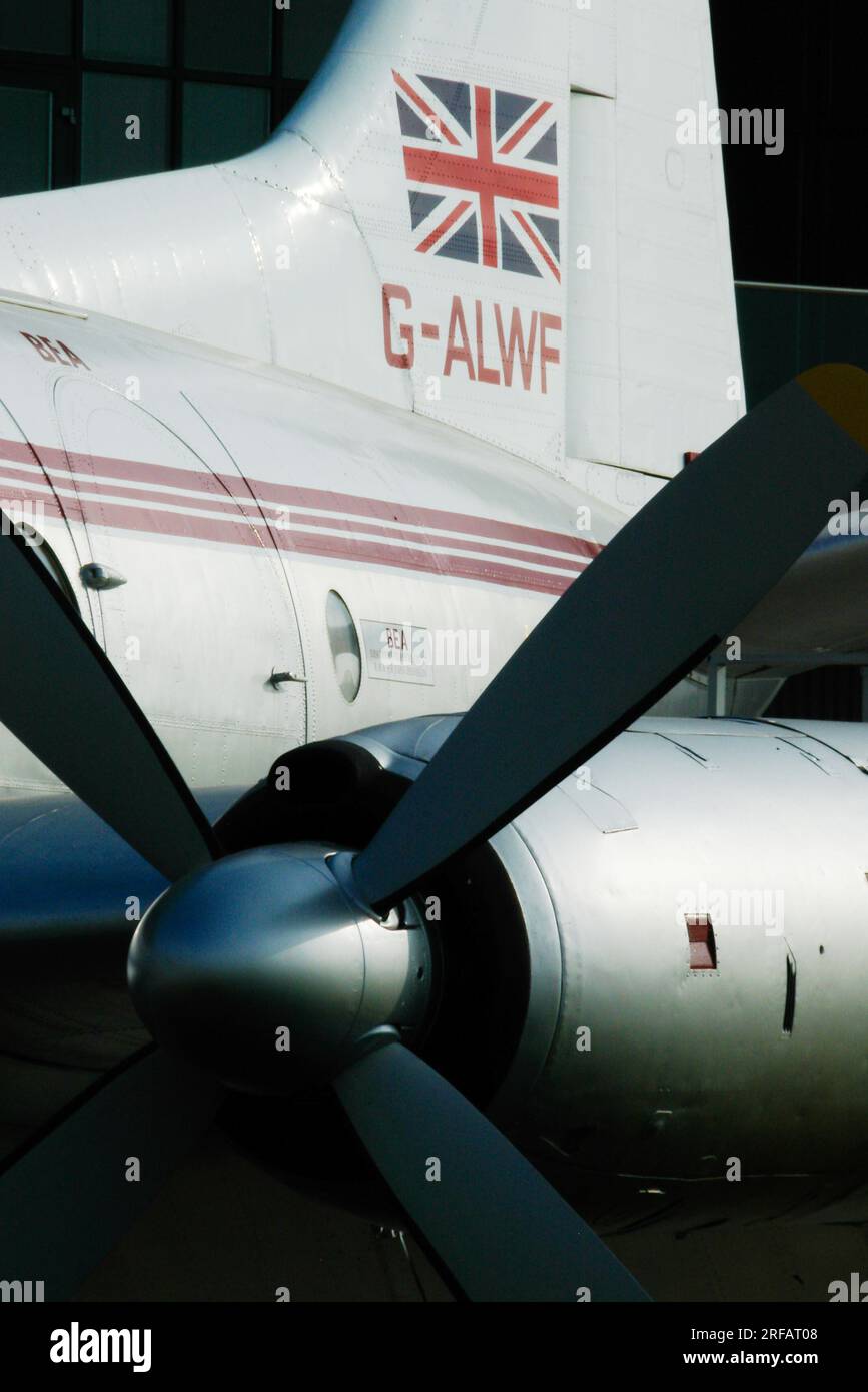 British European Airways schemed Vickers/BAC Viscount 701 G-ALWF at ...