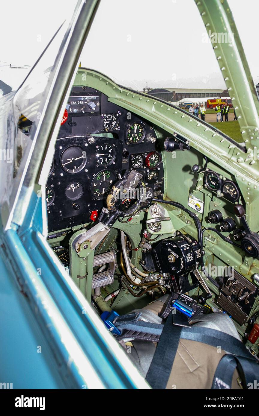 Cockpit of Royal Air Force Battle of Britain Memorial Flight ...