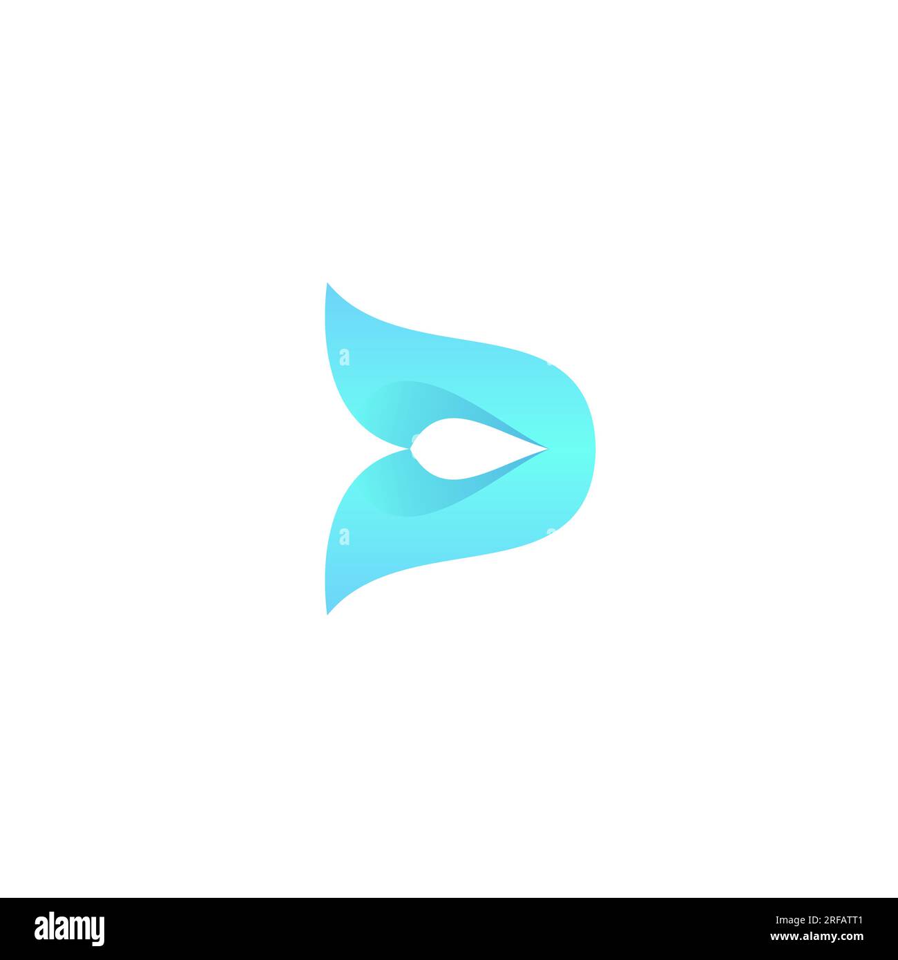 Water letter d Stock Vector Images - Alamy