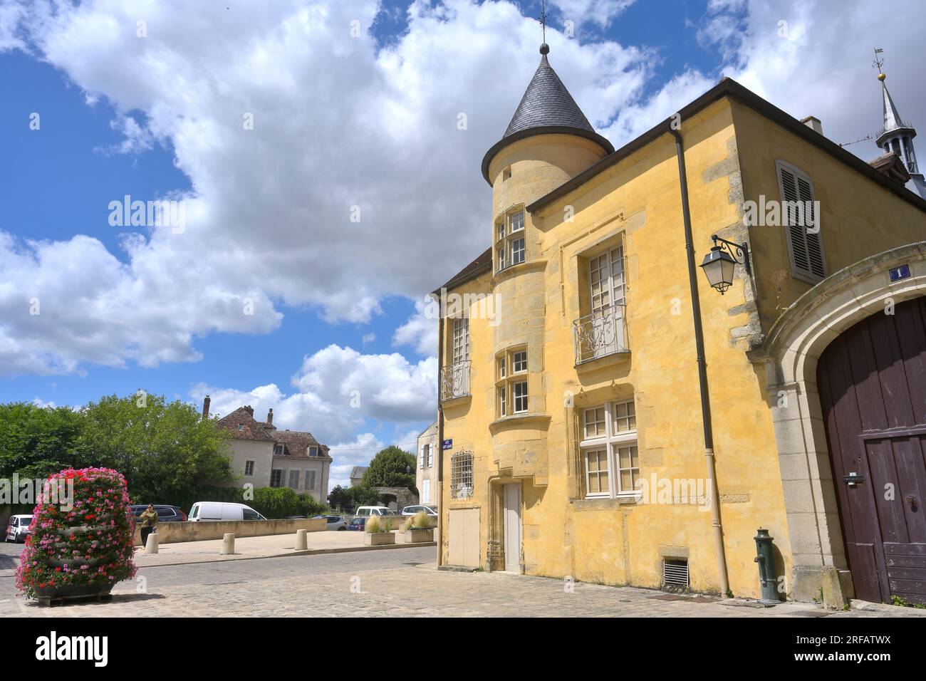 The medieval town of Avallon, FR Stock Photo - Alamy