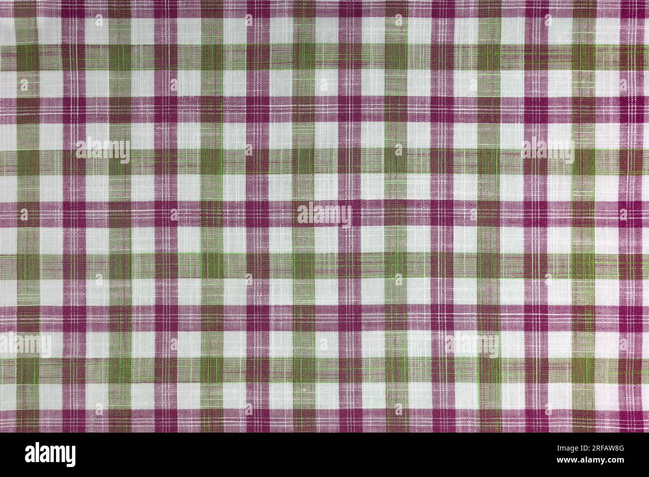 Green and pink checkered texture fabric, tartan pattern. Shirt fabric ...