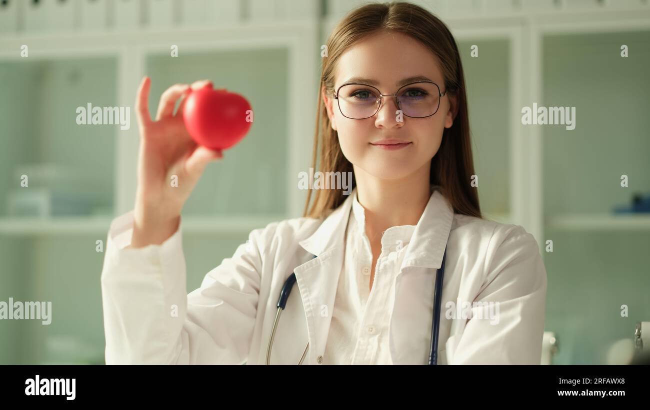 Female cardiologist promoting cardiology hi-res stock photography and ...