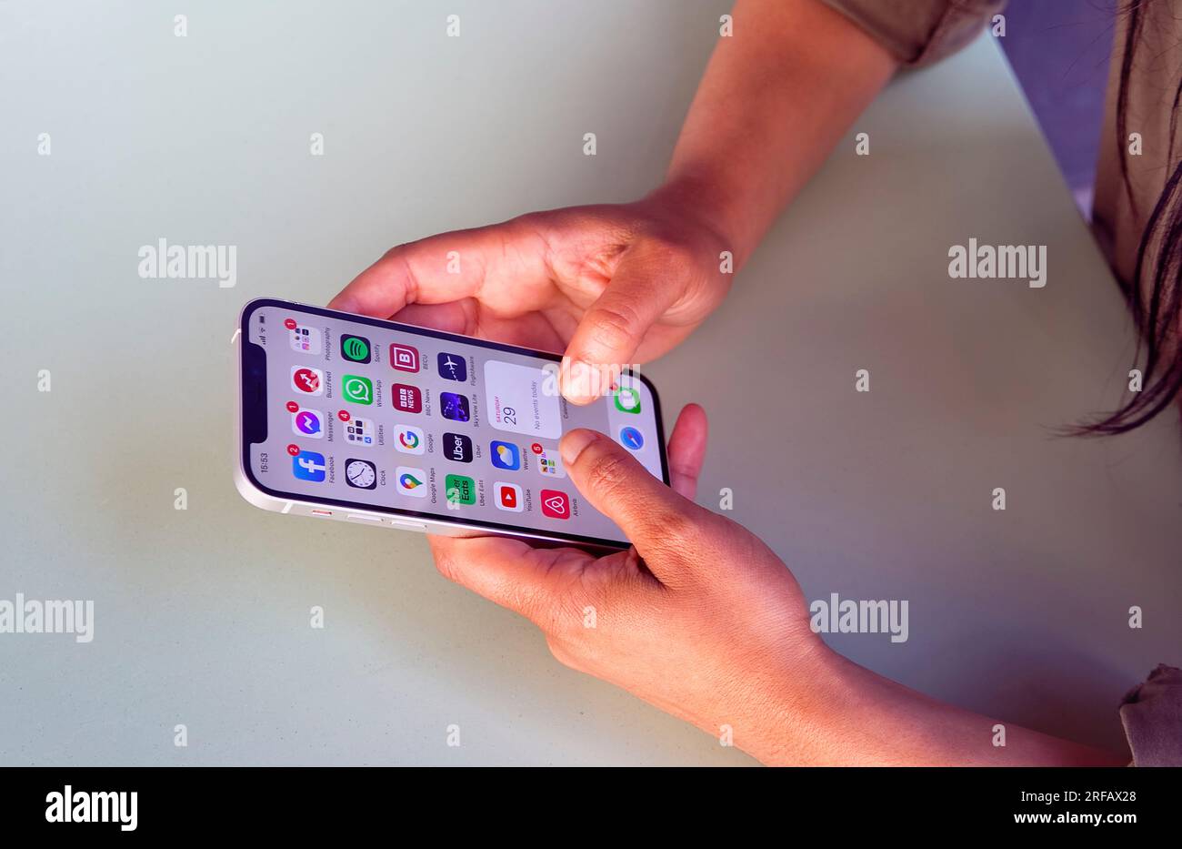 Mobile cell cellular telephone phone fone hi-res stock photography and ...