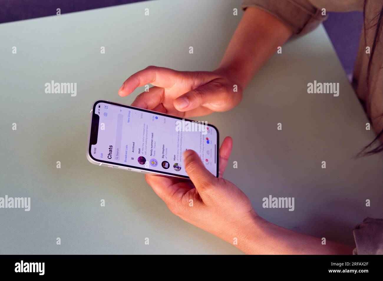 Mobile cell cellular telephone phone fone hi-res stock photography and ...