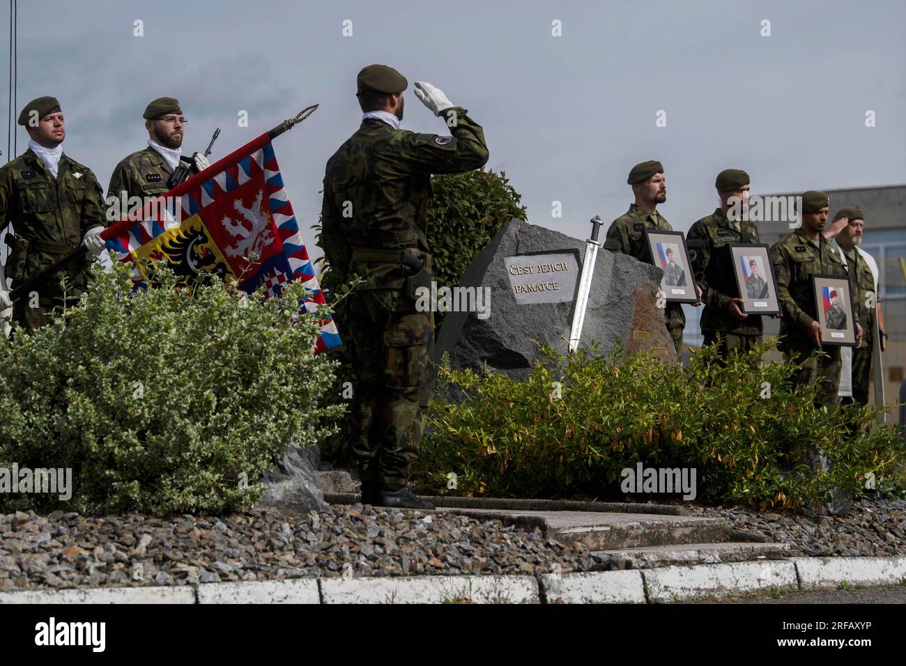 Tabor, Czech Republic. 02nd Aug, 2023. Commemorative act to mark fifth ...