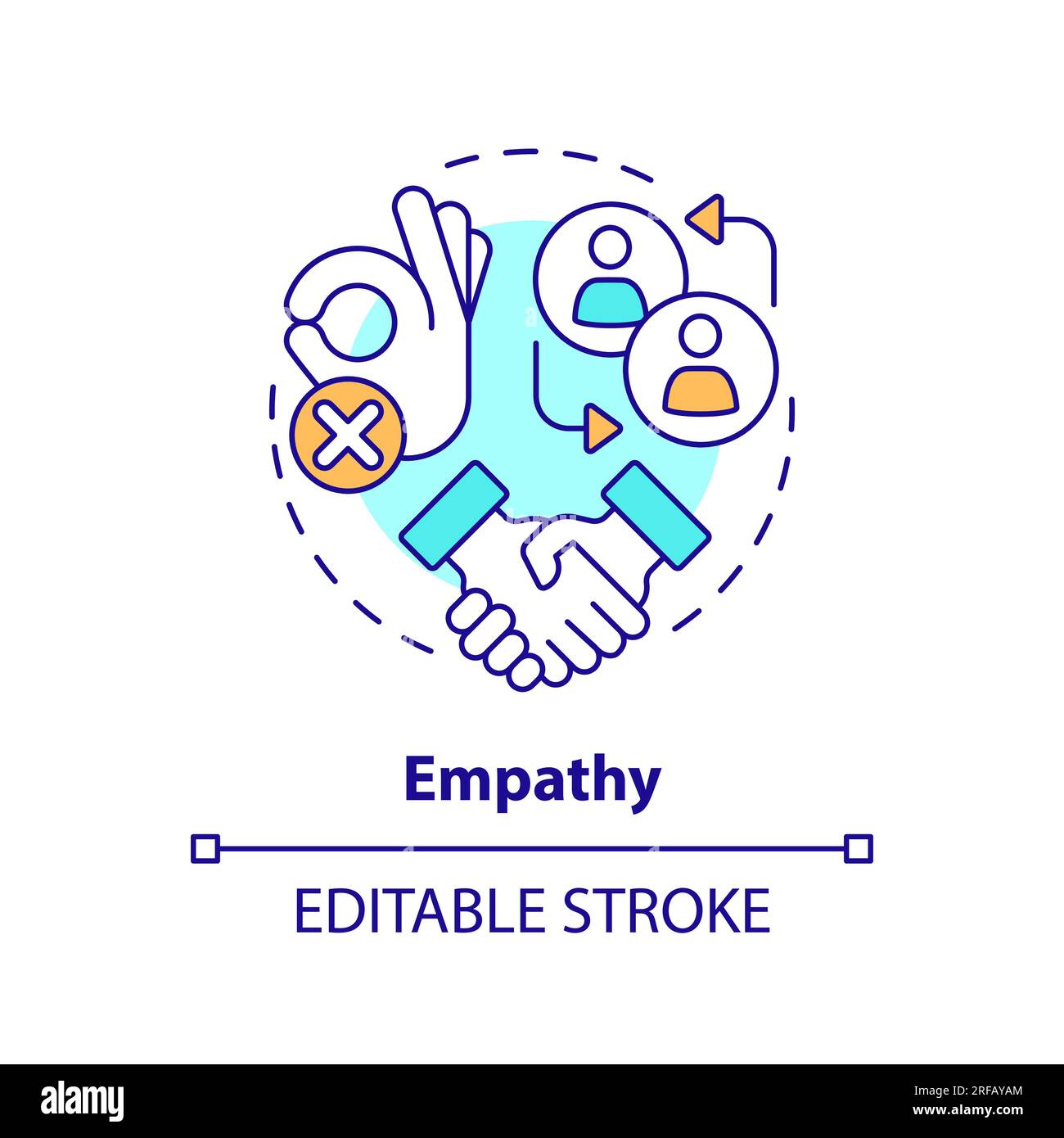 Empathy multi color concept icon Stock Vector Image & Art - Alamy Empathy multi color concept icon Stock Vector Image & Art - Alamy