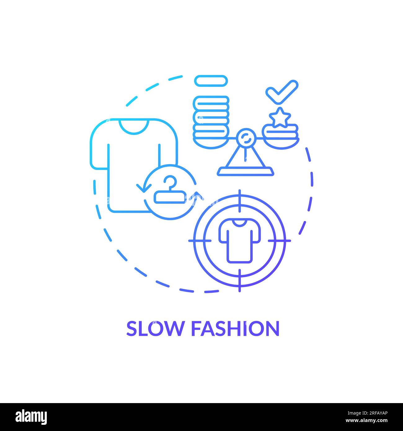 Slow fashion Stock Vector Images - Alamy