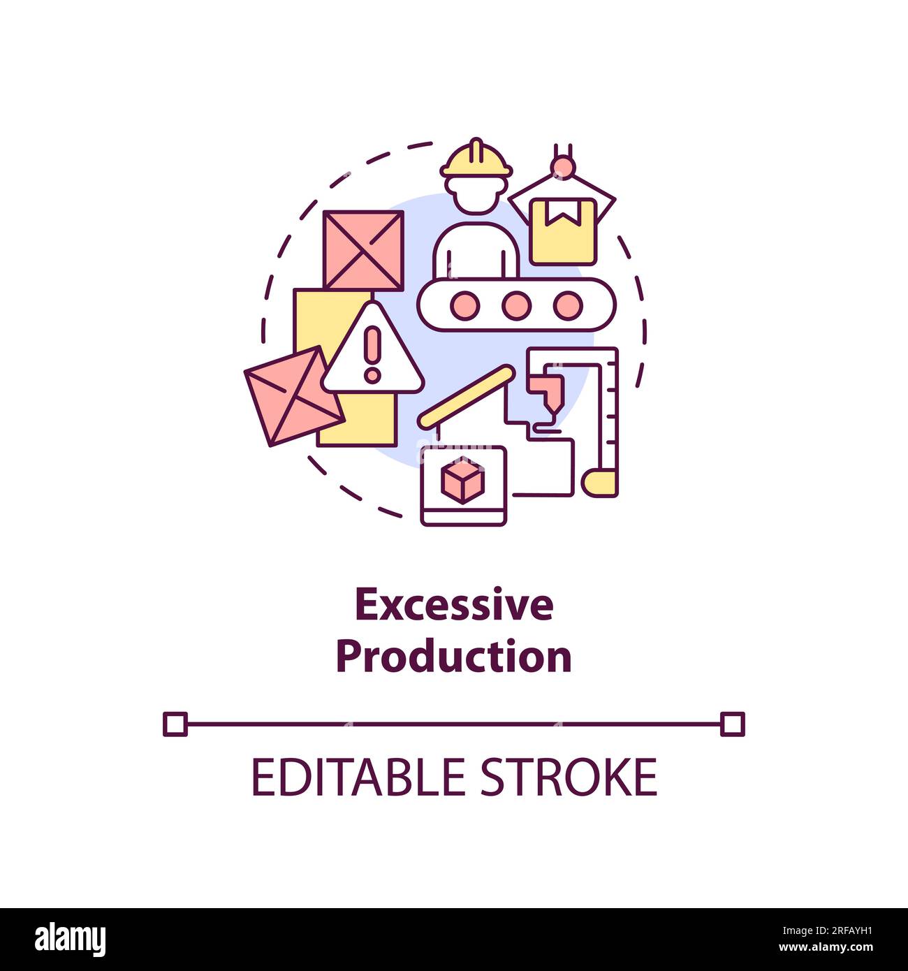 Excessive supply Stock Vector Images - Alamy