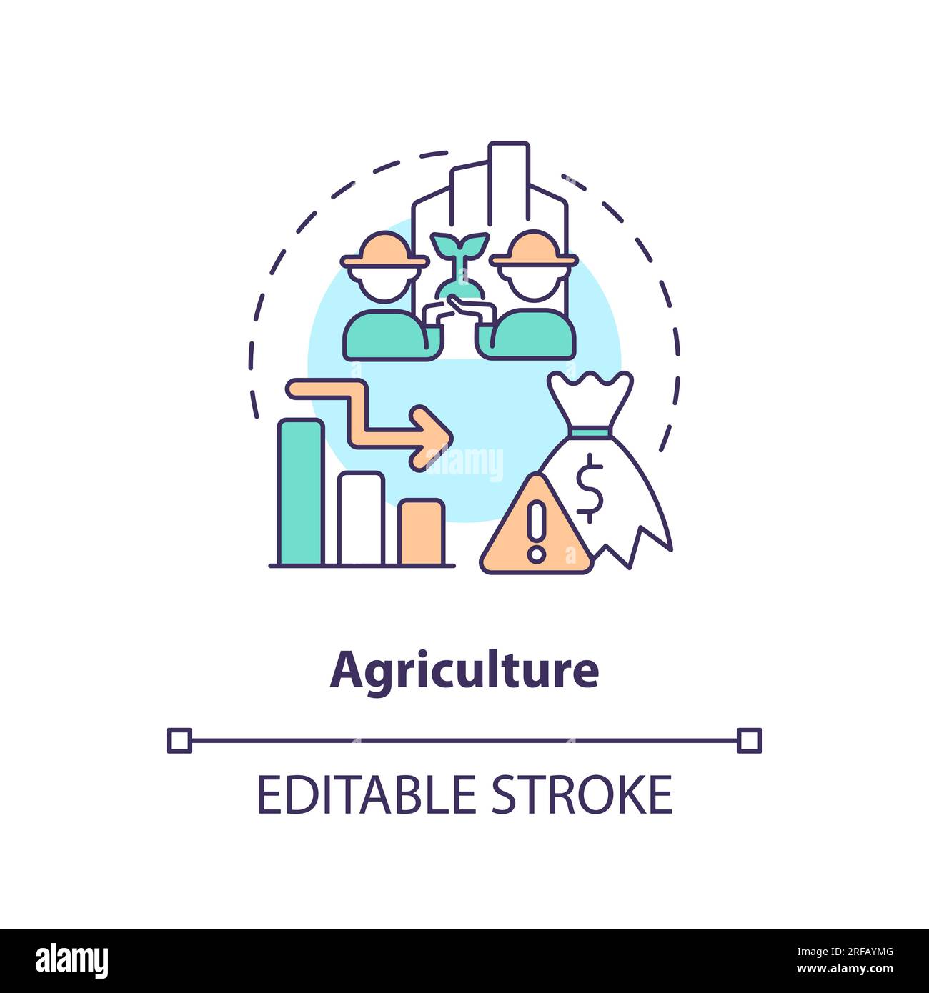 2D customizable agriculture line icon concept Stock Vector Image & Art ... 2D customizable agriculture line icon concept Stock Vector Image & Art ...