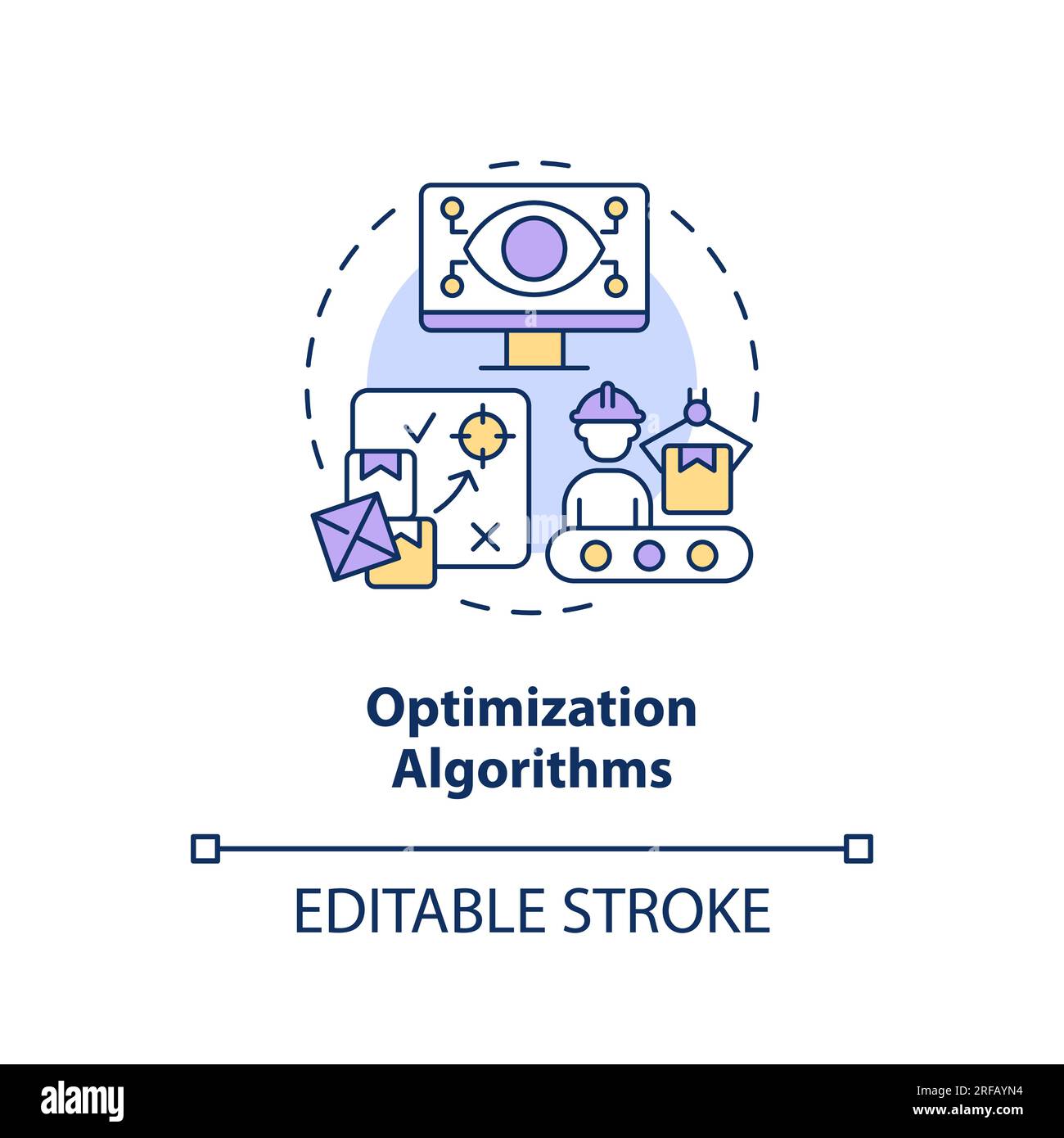 2D optimization algorithms line icon concept Stock Vector Image & Art ... 2D optimization algorithms line icon concept Stock Vector Image & Art ...