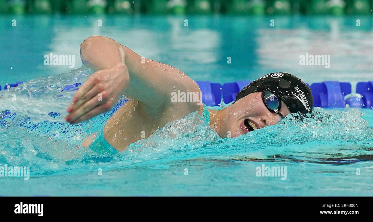 Great Britain's Rebecca Redfern in action during heat 2 of the Women's ...