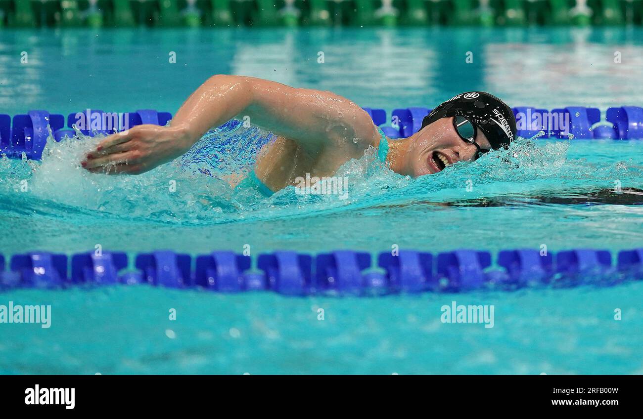 Great Britain's Rebecca Redfern in action during heat 2 of the Women's ...