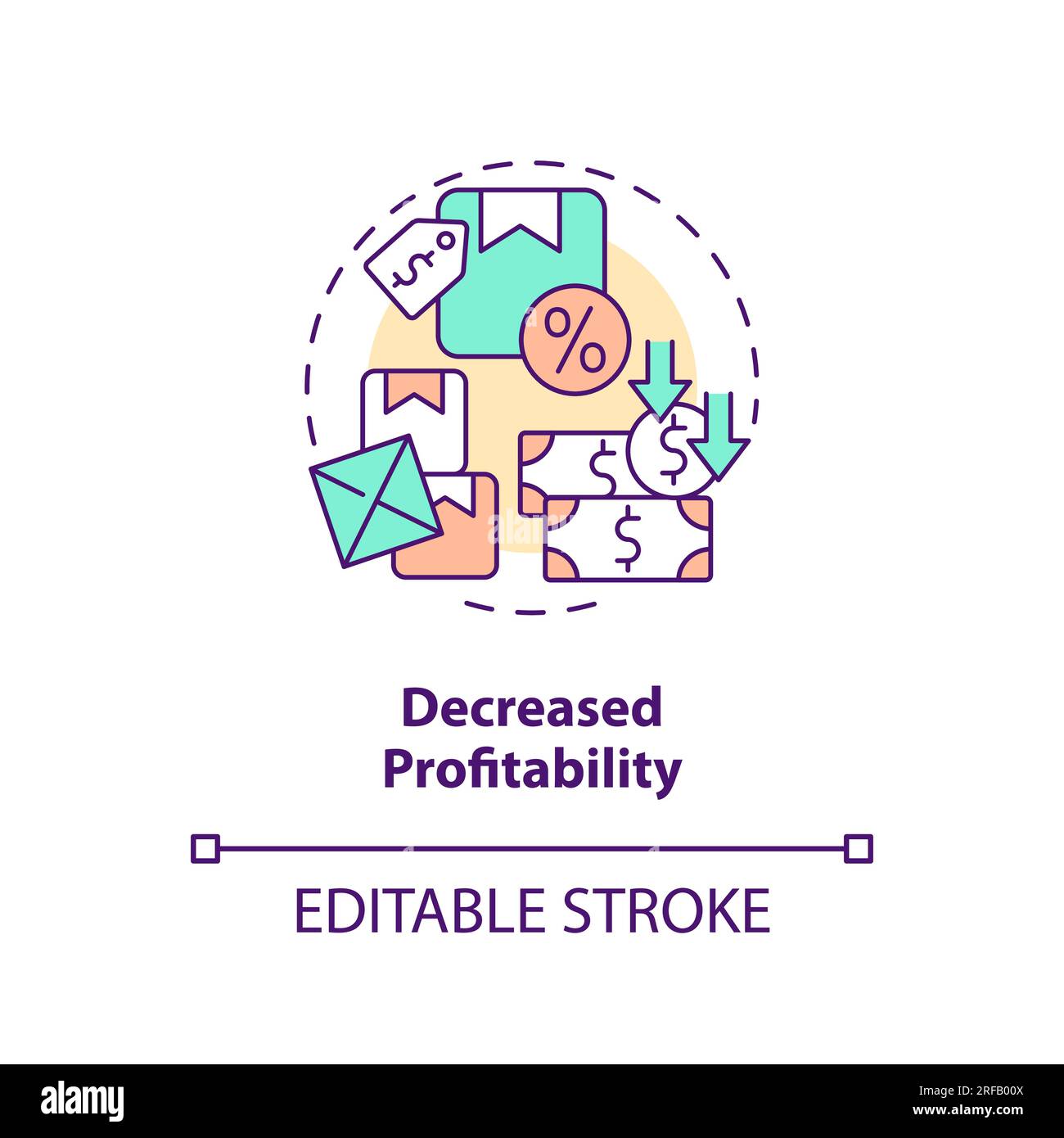 Decreased profitability hi-res stock photography and images - Alamy