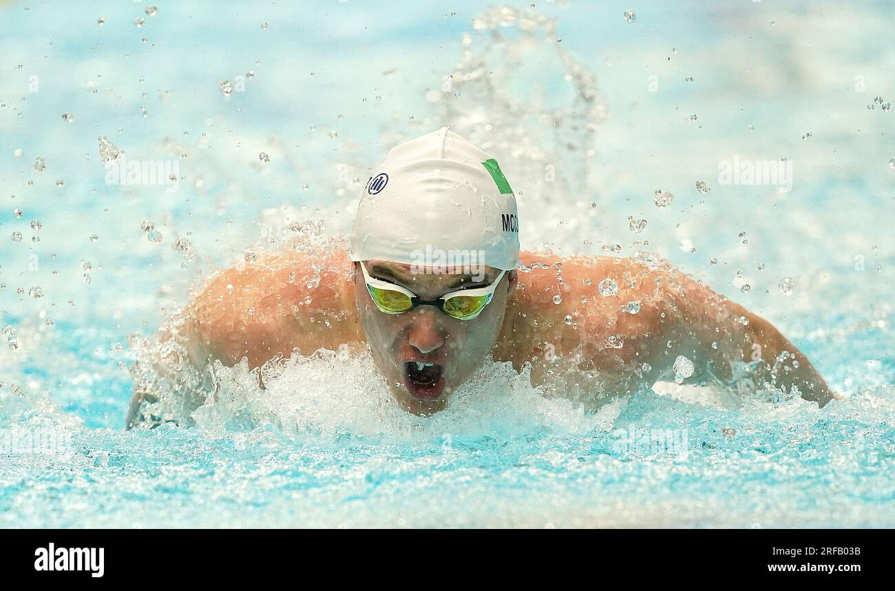 Ireland's Barry McClements in action during heat 2 of the Men's 100m S9 ...