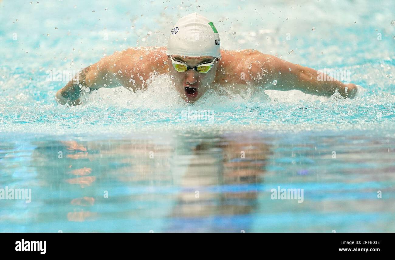 Ireland's Barry McClements in action during heat 2 of the Men's 100m S9 ...