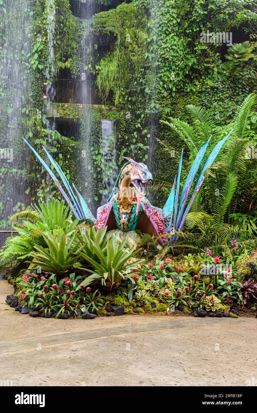 Avatar The Experience at Gardens By The Bay inside the Cloud Forest ...
