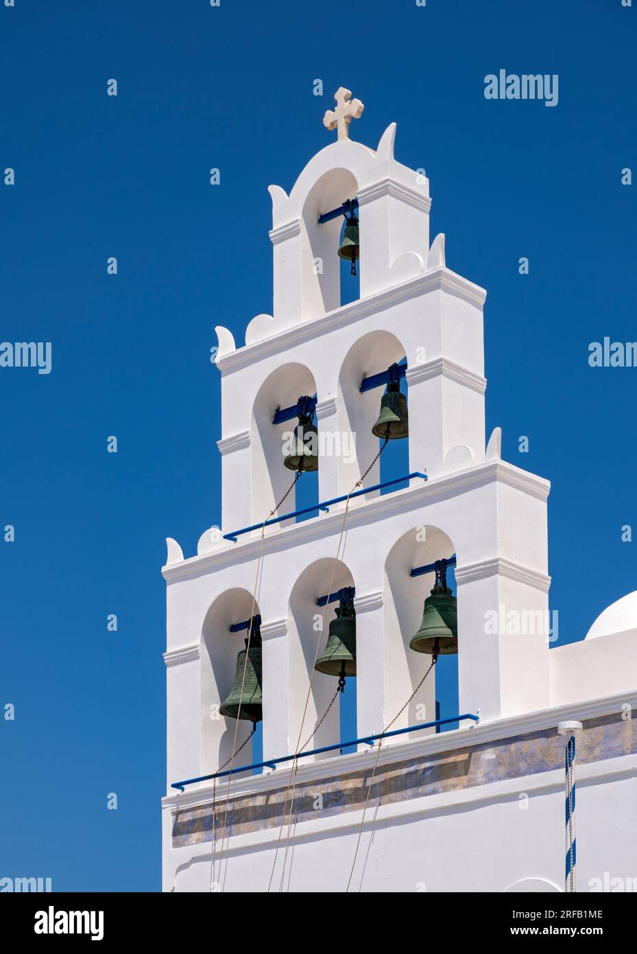 Belfry of Church of Panagia Platsani Akathistos Hymn, Ia (Oia ...