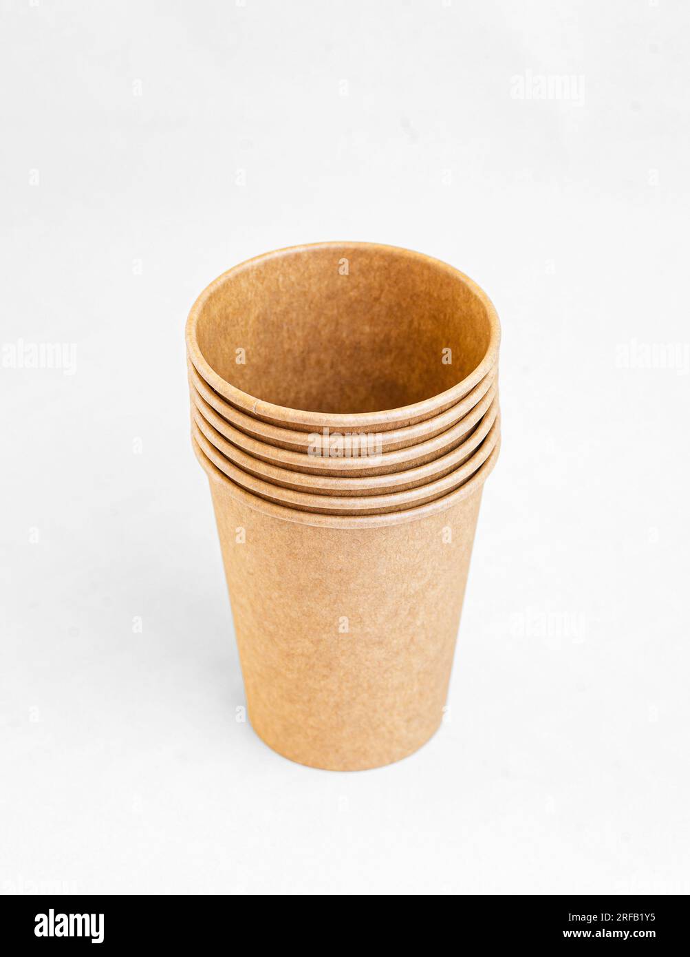 Cardboard disposable cup for coffee. Eco friendly food containers from ...