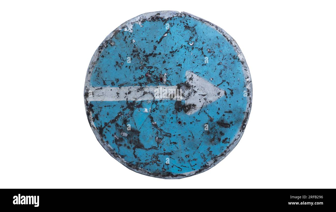 No turn sign on Cut Out Stock Images & Pictures - Alamy