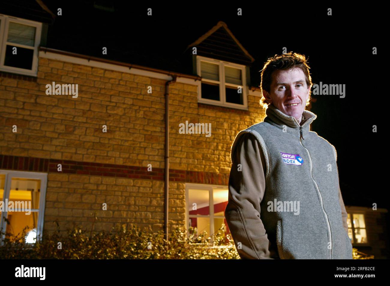 Portrait Champion jockey Tony McCoy, Lambourn, UK Stock Photo - Alamy