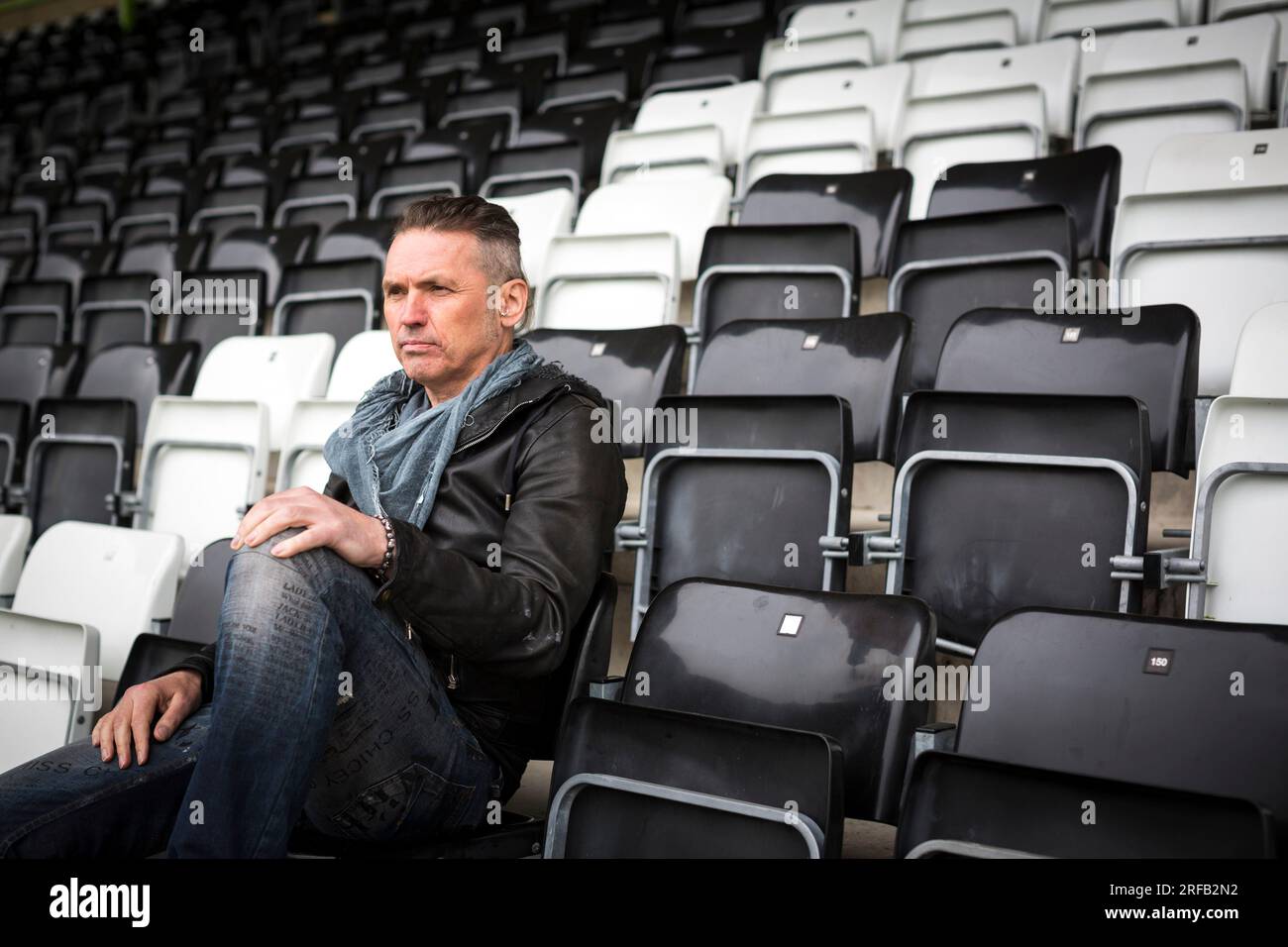 Portrait of Dale Vince, Founder of Ecotricity, Stroud and chairman of ...