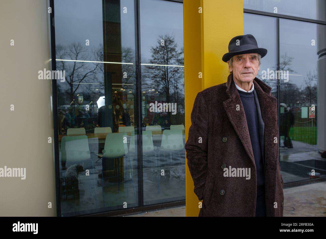 Portrait of actor Jeremy Irons Stock Photo - Alamy