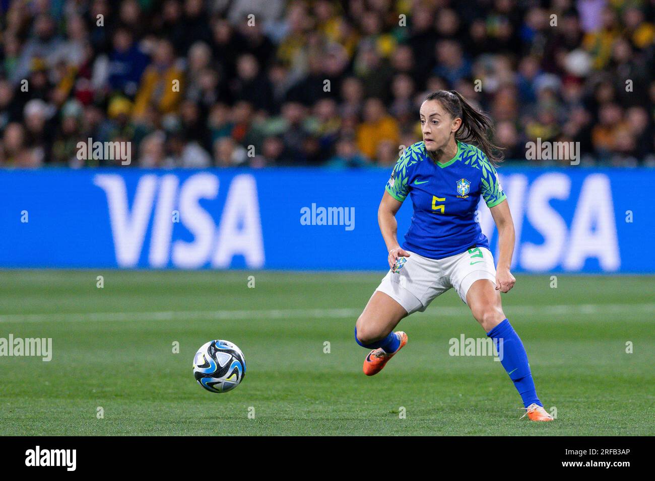 Melbourne, Australia, August 2nd 2023: Luana (5 Brazil) during the 2023 ...