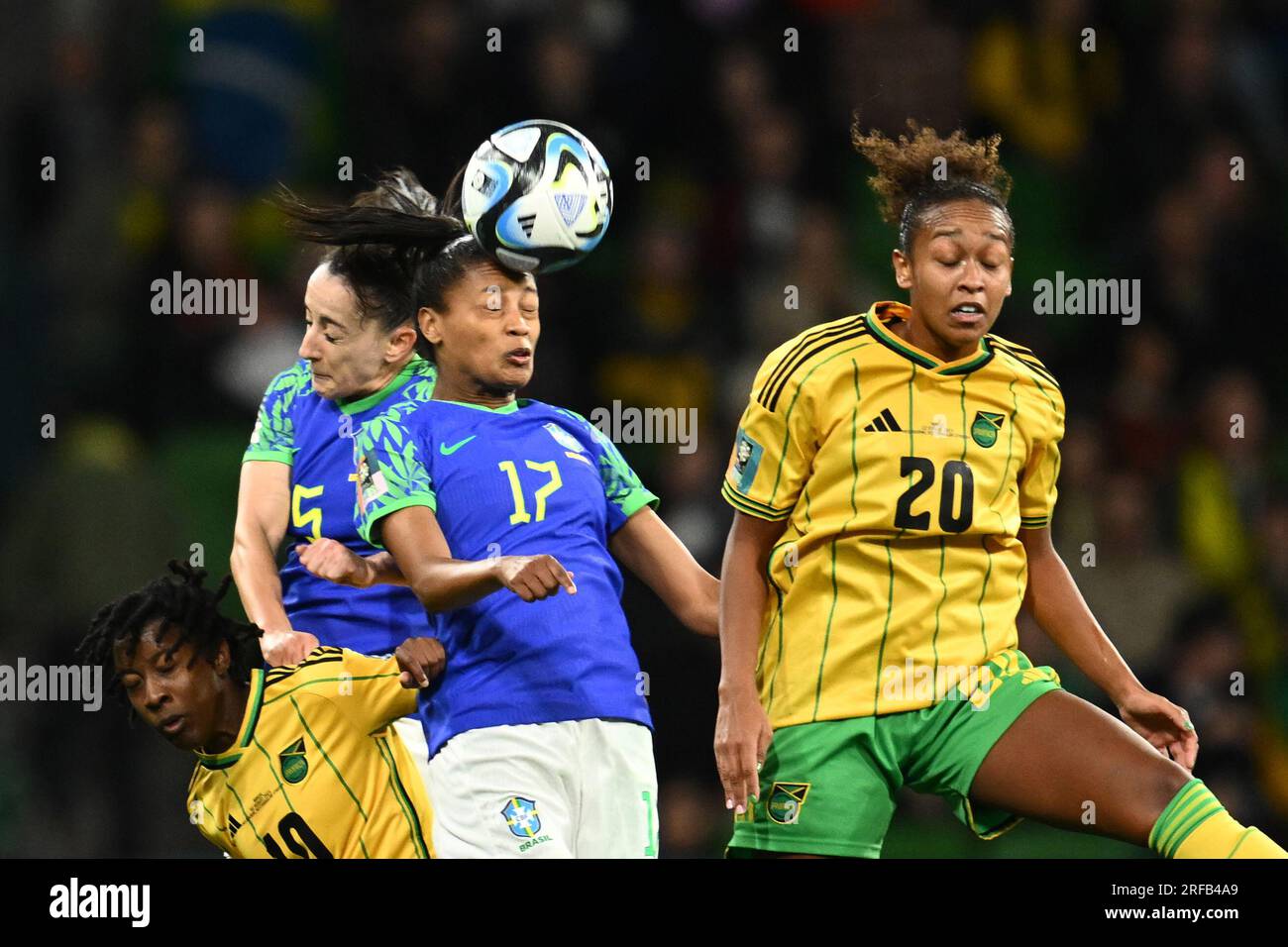 Melbourne, Australia. 02nd Aug, 2023. Ary Borges of Brazil beats ...