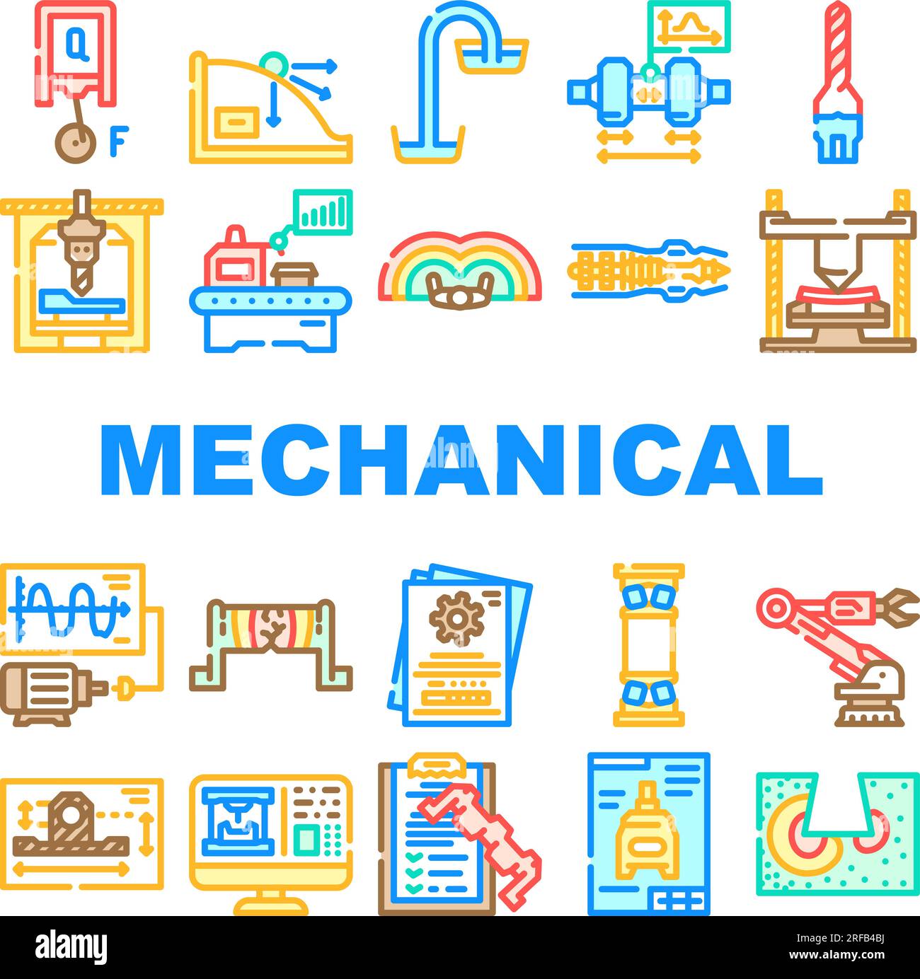 Engine mechanism in female Stock Vector Images - Alamy