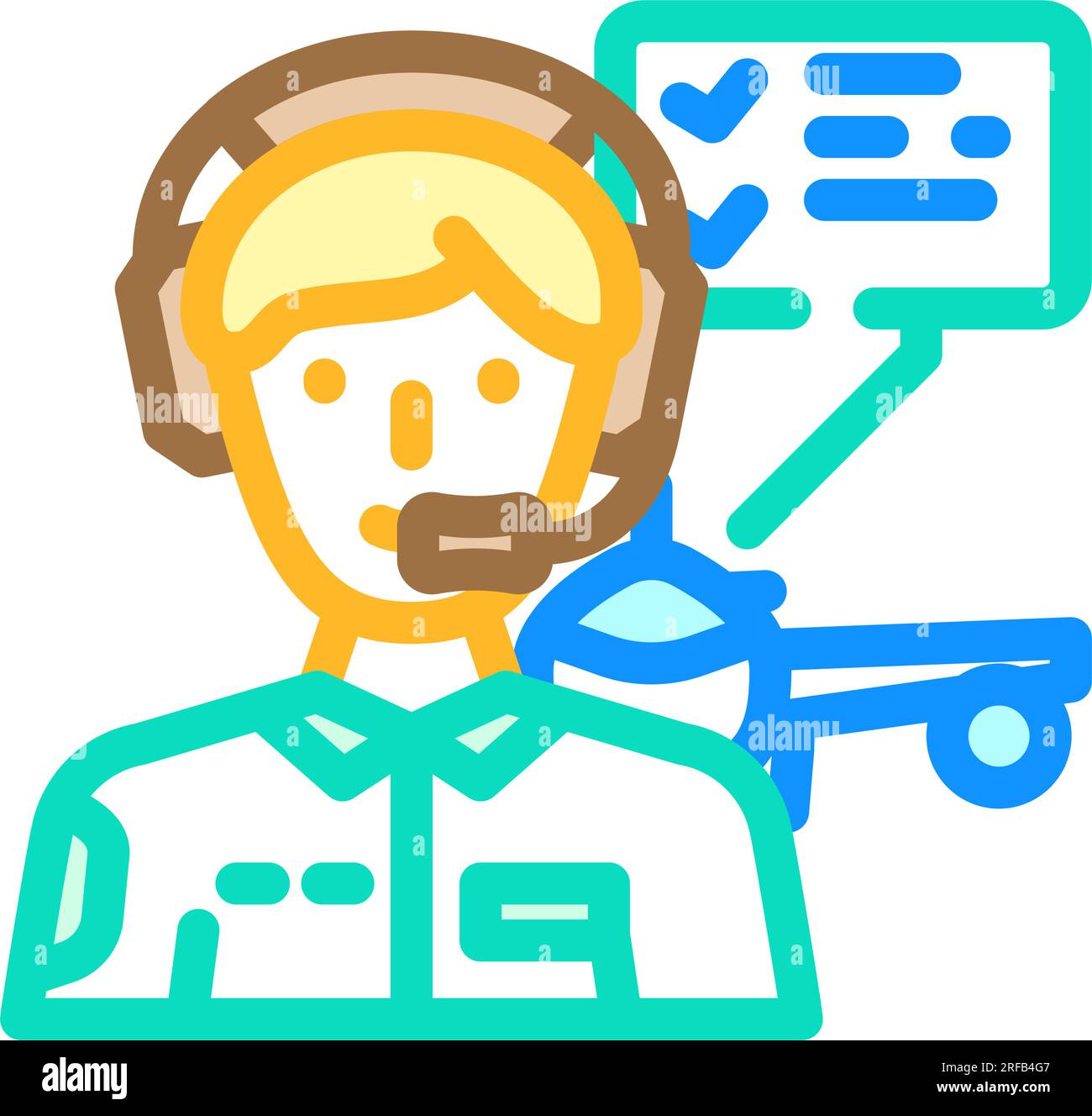 Helicopter test pilot Stock Vector Images - Alamy