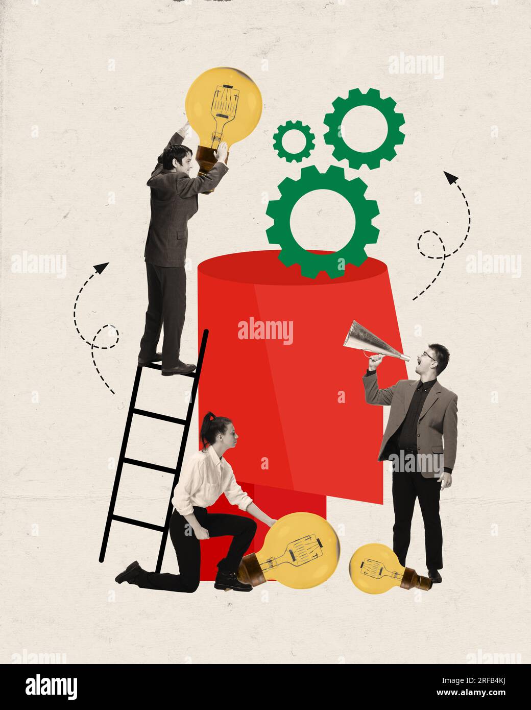 Student collage art project hi-res stock photography and images - Alamy