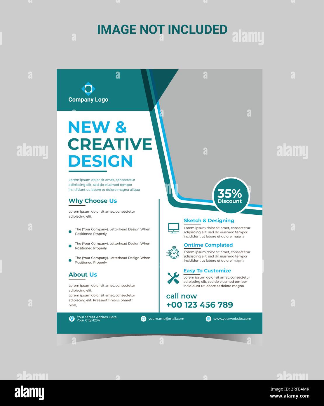 Education flyer template Stock Vector Images - Alamy