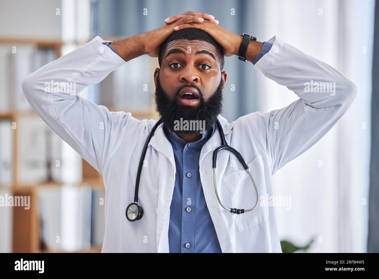 Portrait disappointed medical doctor hi-res stock photography and ...