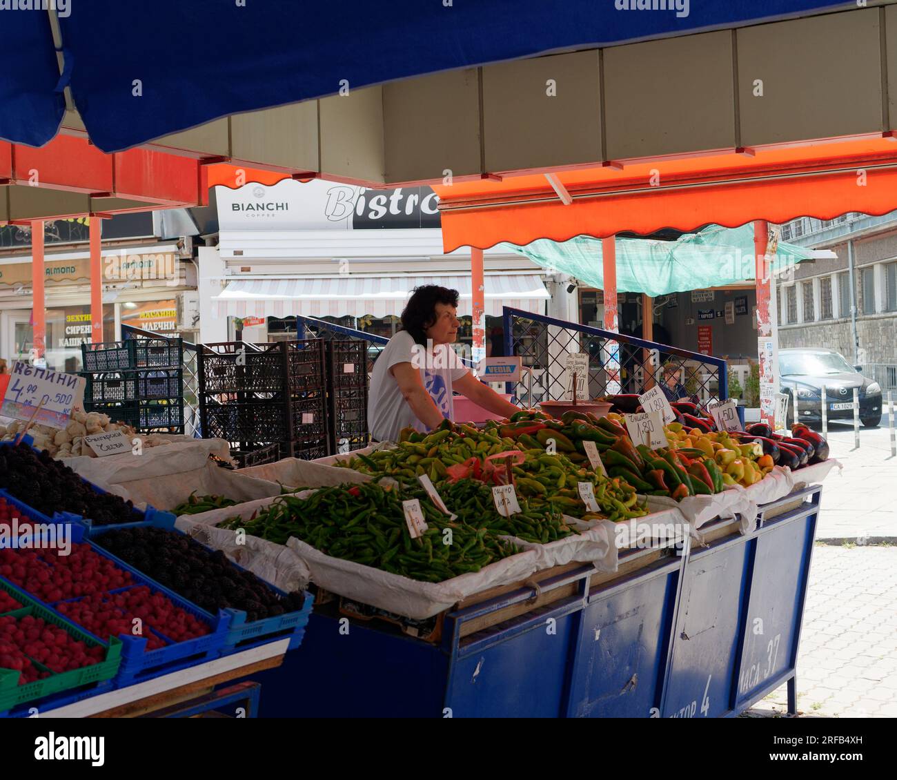 Zhenski Pazar aka Women's Market aka Ladies Bazaar, part of the ...