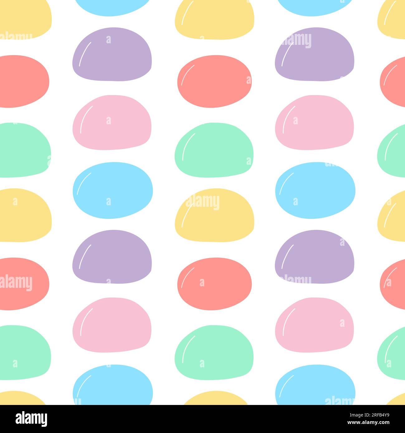 mochi seamless pattern Stock Vector Image & Art - Alamy