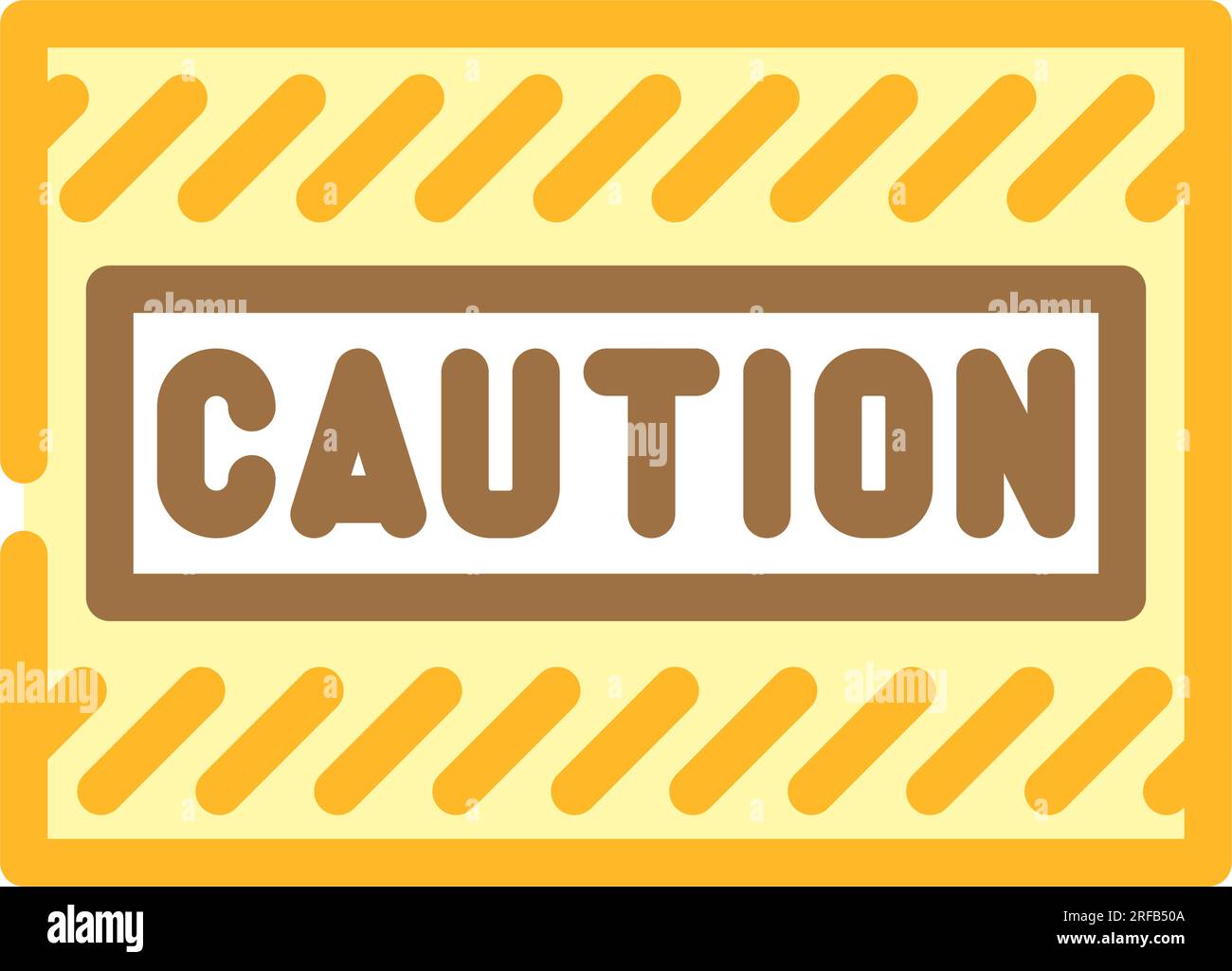 caution alert color icon vector illustration Stock Vector Image & Art ...