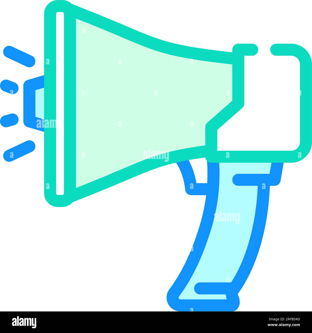 megaphone alert color icon vector illustration Stock Vector Image & Art ...