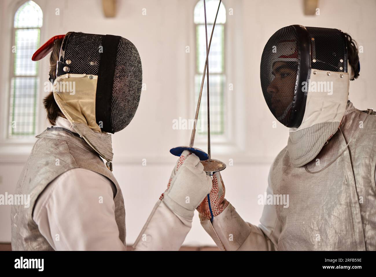 Fencing class hi-res stock photography and images - Alamy