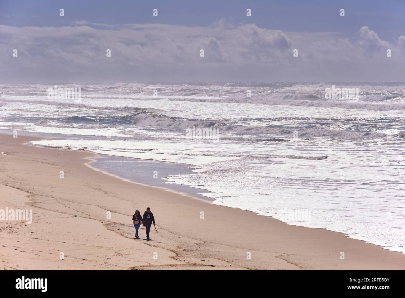 Praia Velha beach, Sao Pedro de Moel. Marinha Grande, Leiria. Portugal ...