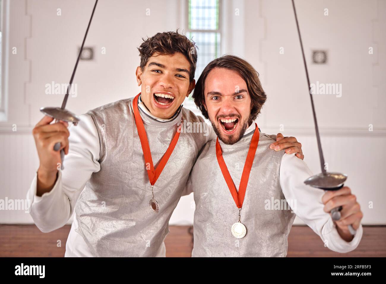 Fencing winner hi-res stock photography and images - Alamy