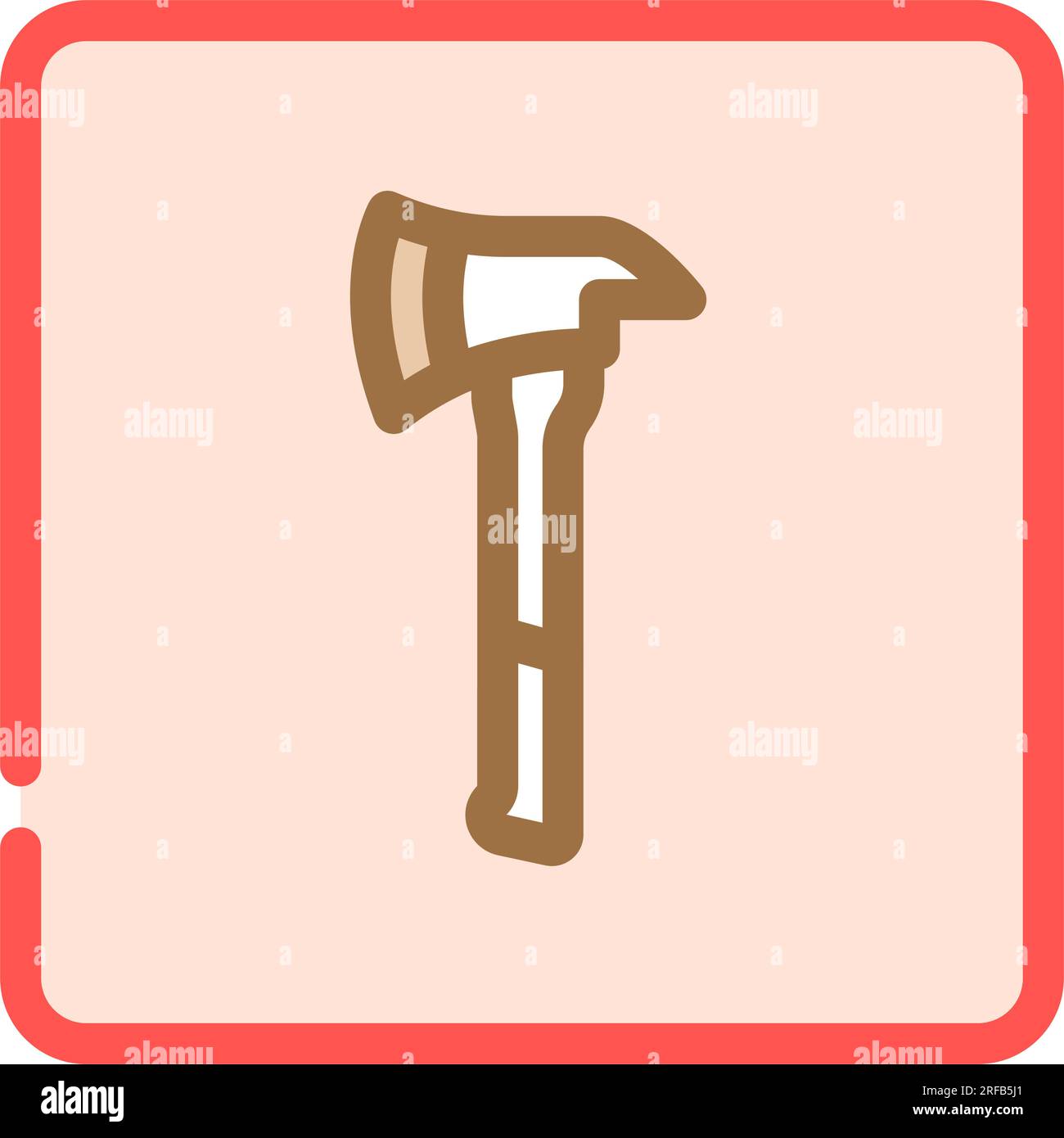 axe emergency safety color icon vector illustration Stock Vector Image ...