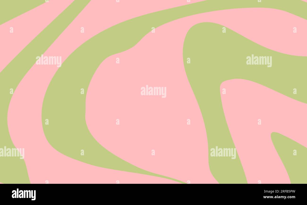 Psychedelic trippy retro background. Abstract horizontal backdrop with ...