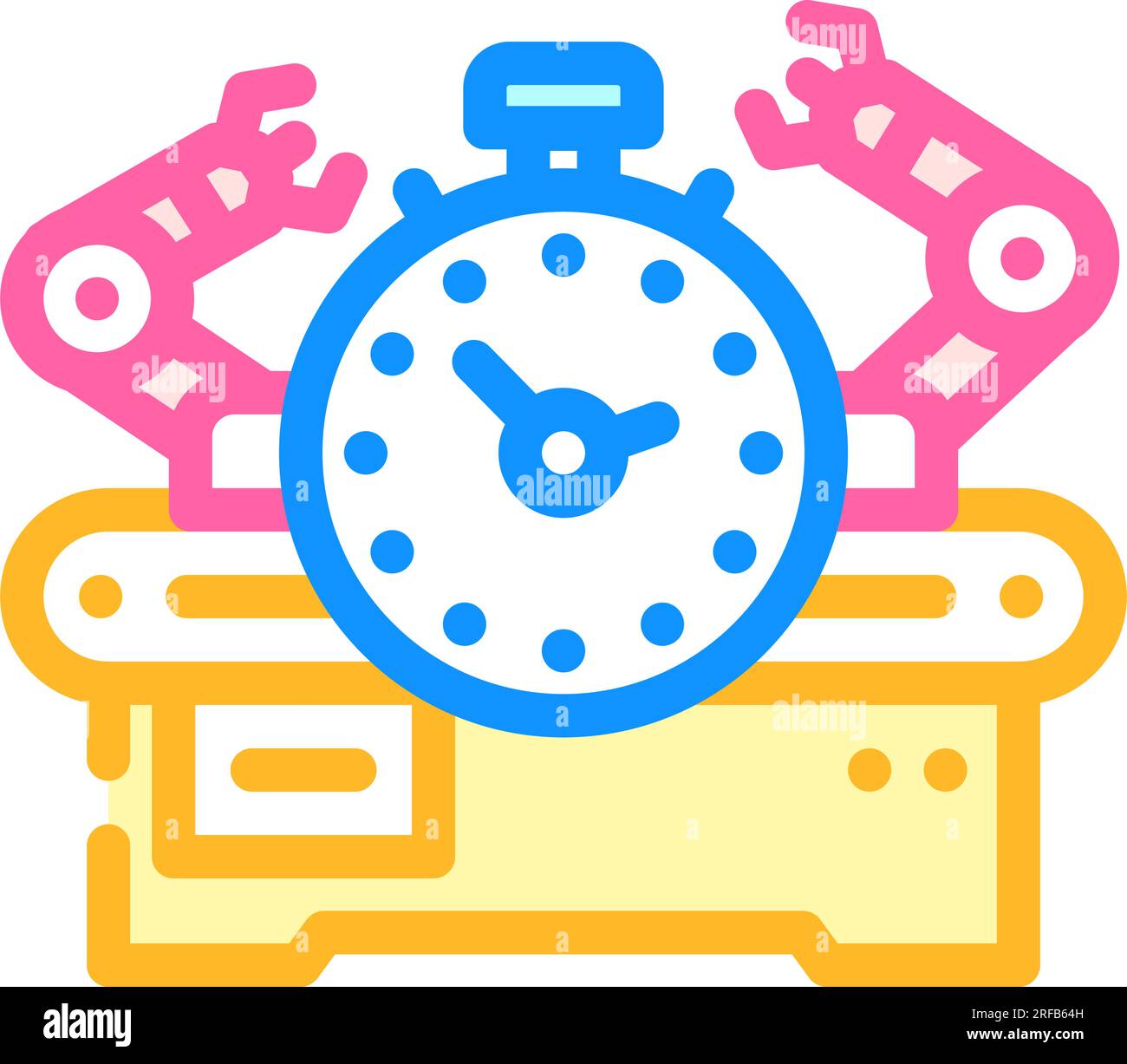 Workflow Production Warehouse Stock Vector Images Alamy