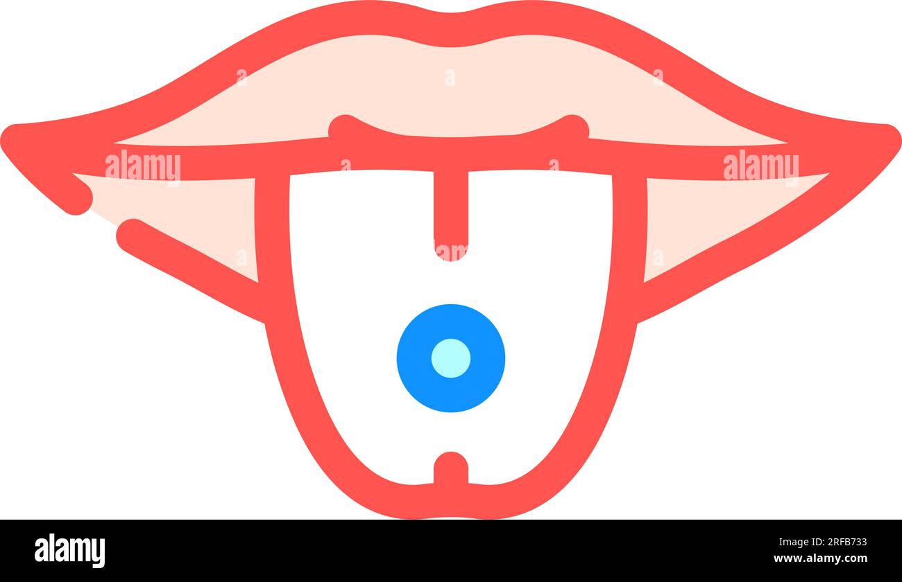 Woman with tongue piercing Cut Out Stock Images & Pictures - Alamy