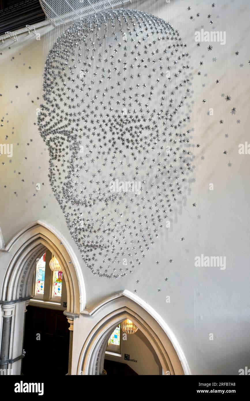 Optical illusion effect of the human face in the Swan Theatre Interior ...