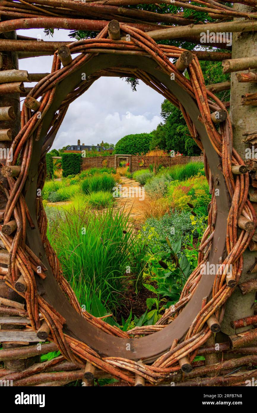 The Green Garden seen through a window of wicker is one of the Colour ...