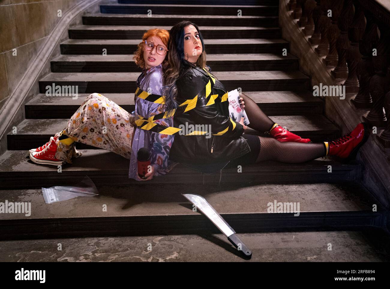 Musical kathy and stella solve a murder hi-res stock photography and ...