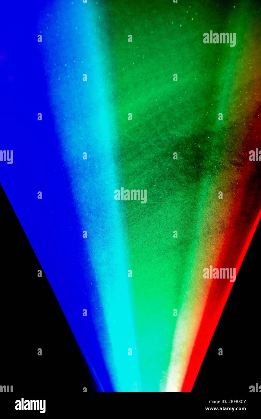 LIT Colourful Laser Light Show Beaming Colorful Patterns Across Smokey ...