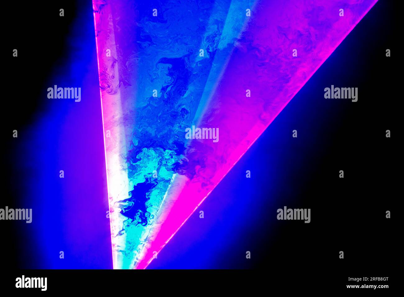 LIT Colourful Laser Light Show Beaming Colorful Patterns Across Smokey Night Sky Werribee ...