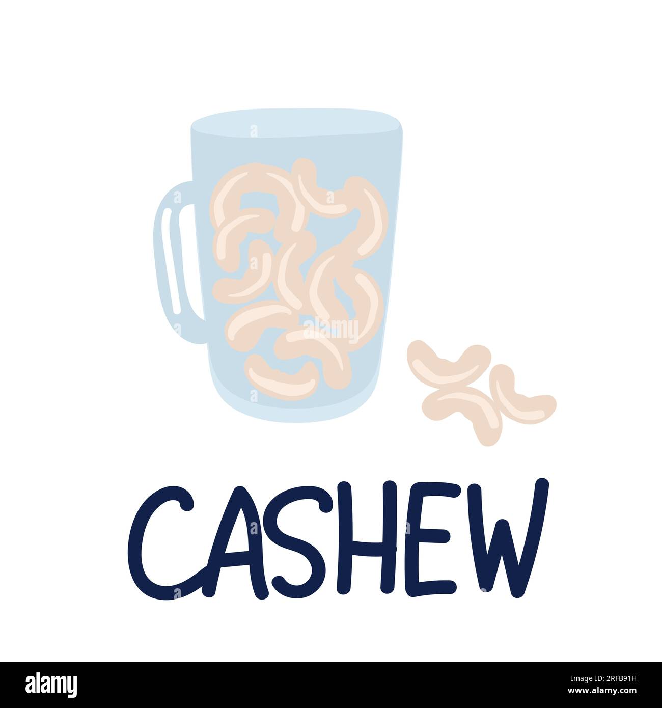 Cashew nut fruit on Stock Vector Images - Alamy